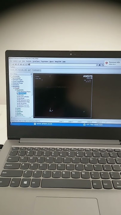 Key point creation operation list and plot - Ansys APDL #2 - YouTube