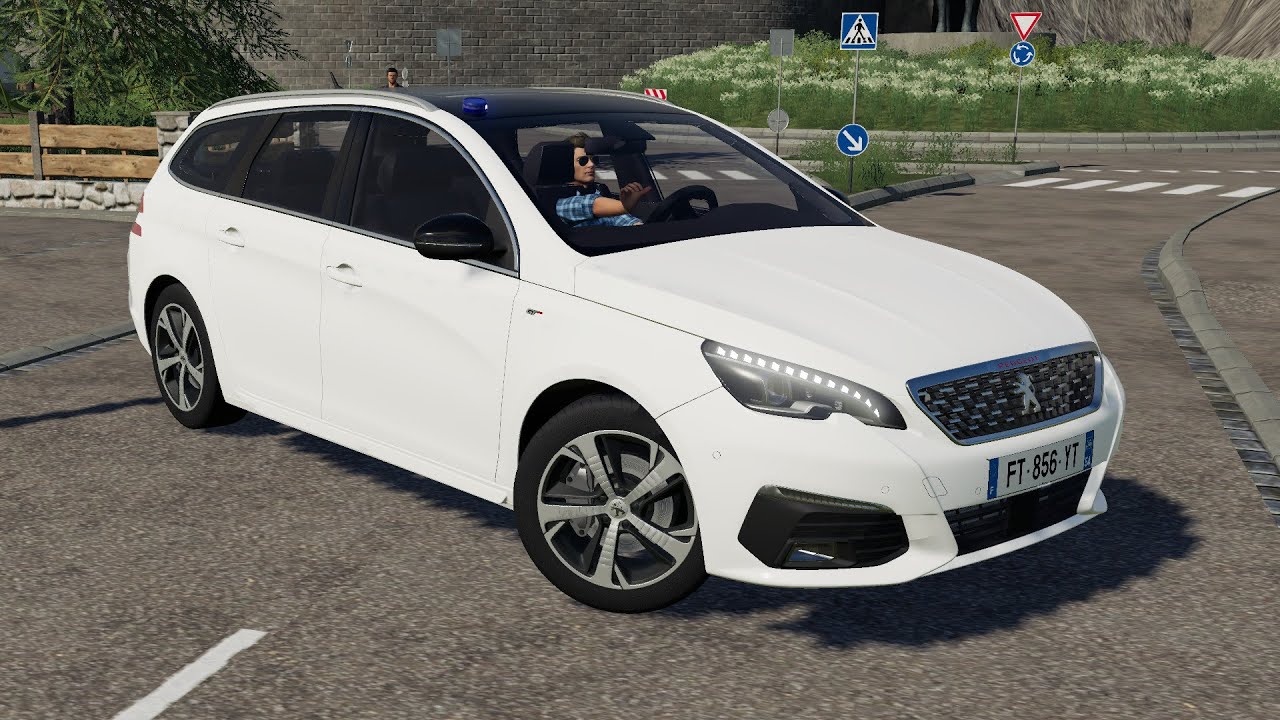 Peugeot 308 SW - Farming Simulator 2019 [FS19 LS19 Unmarked Police Car ...