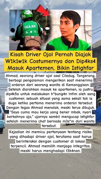 kisah driver ojol dengan segala astaghfirullah nya - YouTube