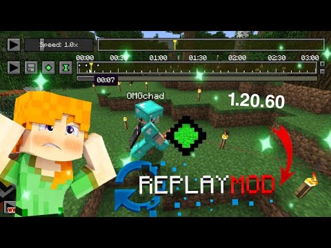 Replay Mod For Minecraft Pe 1.20 | Replay Mod For Mcpe 1.20| replay mod minecraft pe - YouTube