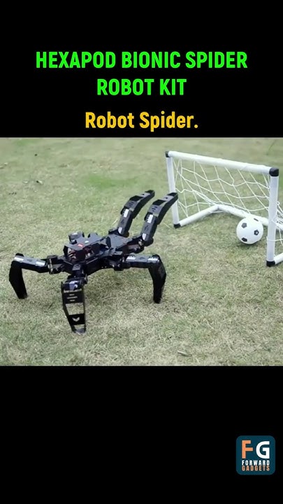 Hexapod Bionic Robot Spider | 18 DOF Robot Spider with ESP32, Arduino, and Real-Time Video # ...