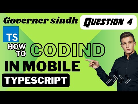 Typescript Question no.4 In Mobile IT Class Governor Initiave For ...