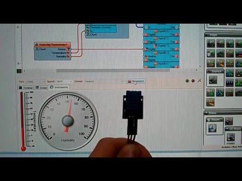 Arduino Nano: DHT11 Temperature and Humidity Visual Instrumentation ...
