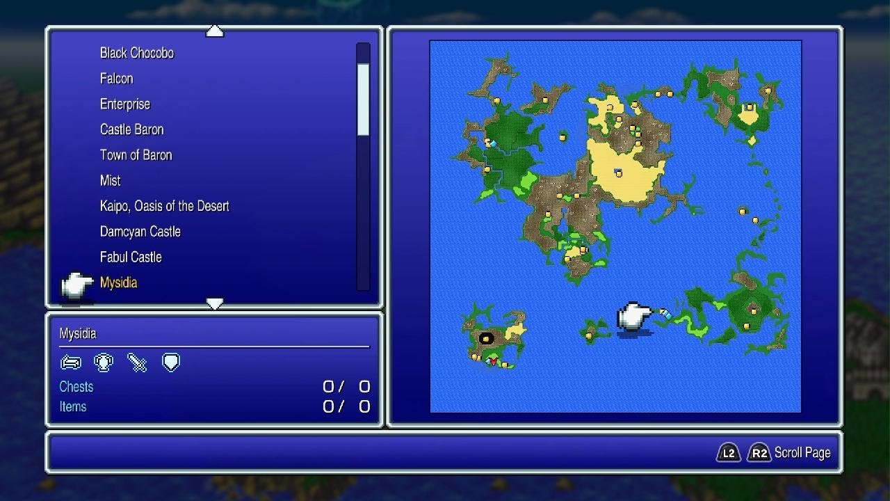 FINAL FANTASY IV all hidden item read description! - YouTube