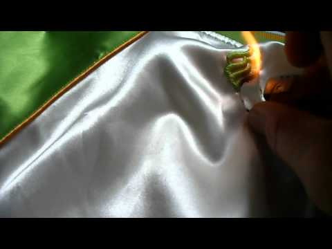 green Rocawear Satin-Jacket burn Part1