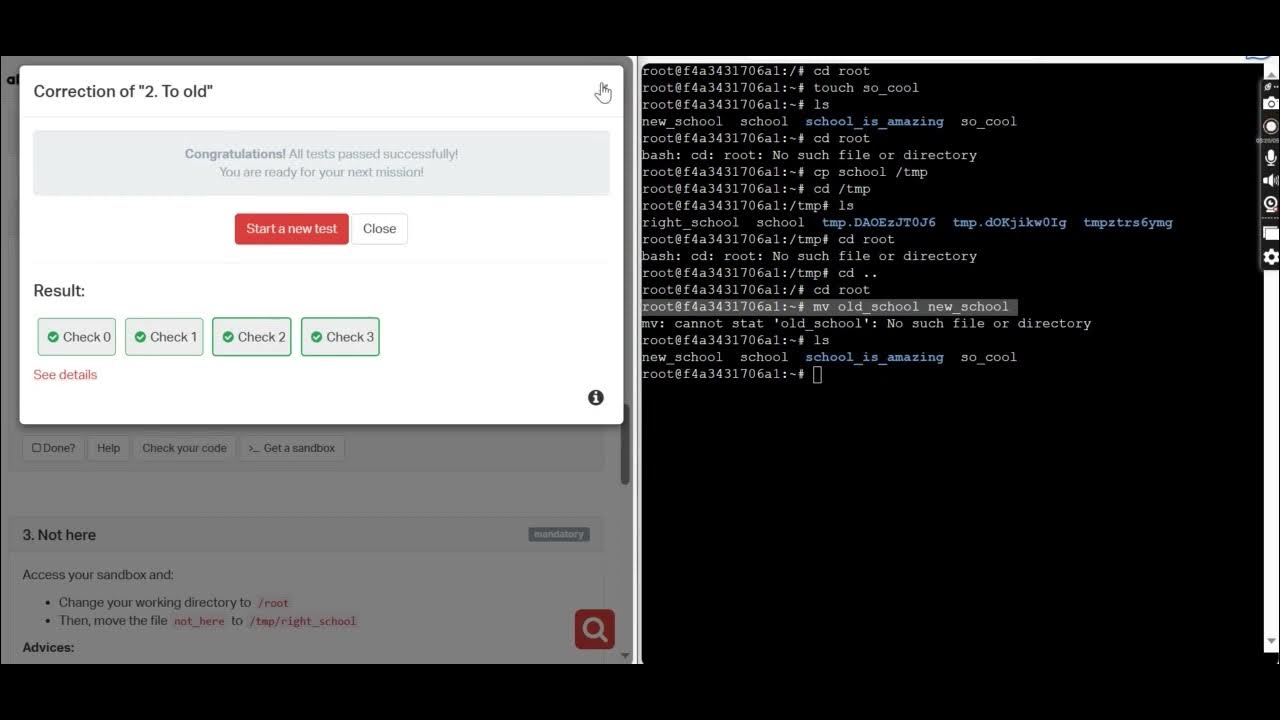 0x00 Shell, Navigation - A Tasks #alx #emacs #linux - YouTube