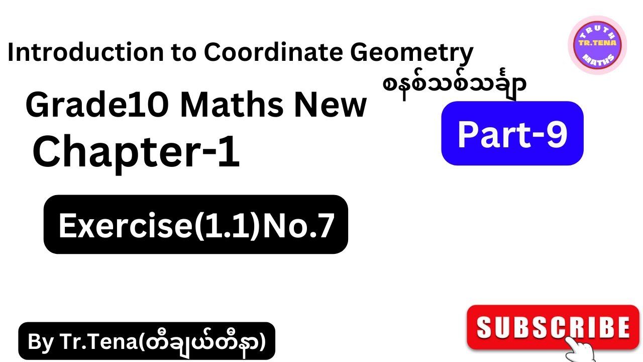 Grade10 maths chapter1,coordinate geometry grade10 math,tena - YouTube