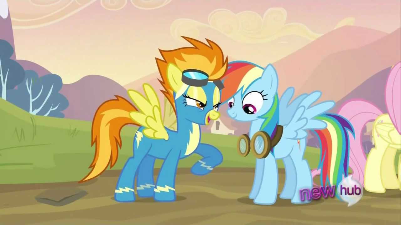 Mlp Spitfire And Rainbow Dash