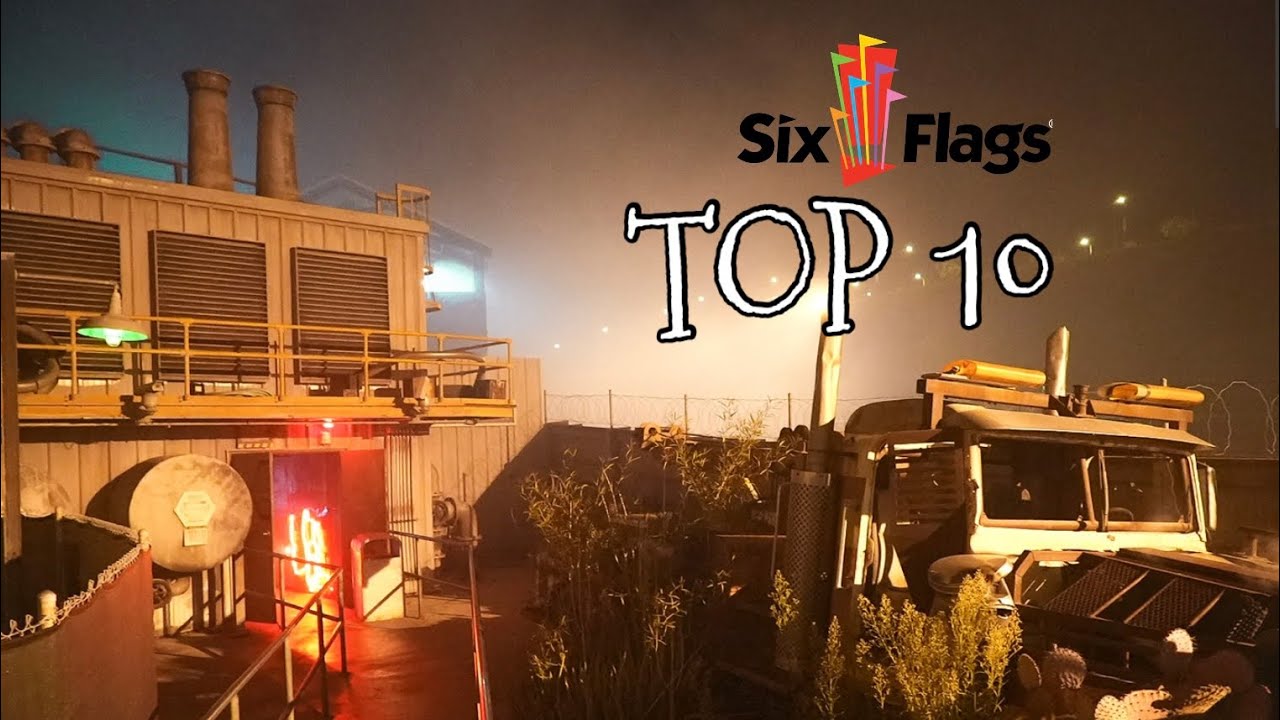 TOP 10 SCARIEST RIDES AT SIX FLAGS MAGIC MOUNTAIN AT NIGHT | FALL 2024 ...