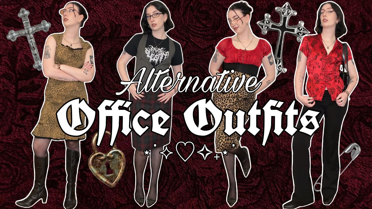 Styling Alternative Corporate Outfits for Work ! - YouTube