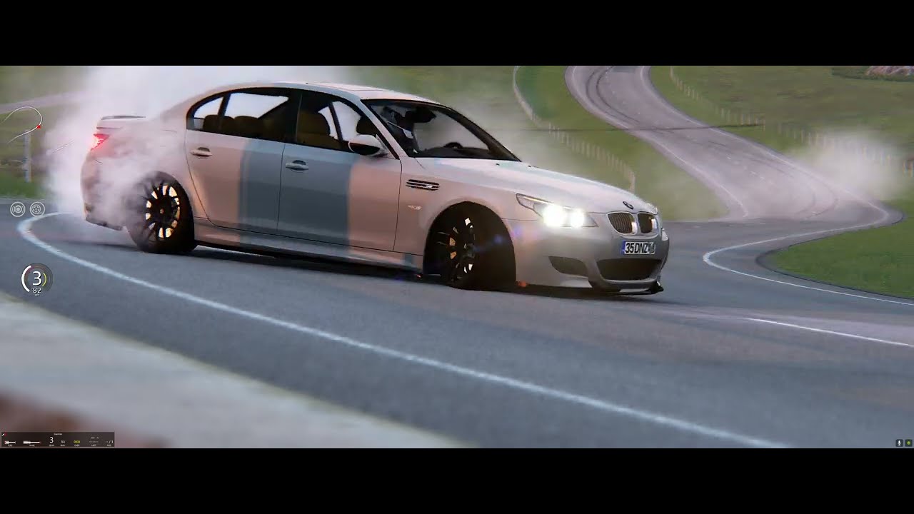 BMW E60 M5 Assetto Corsa highlands drift - YouTube
