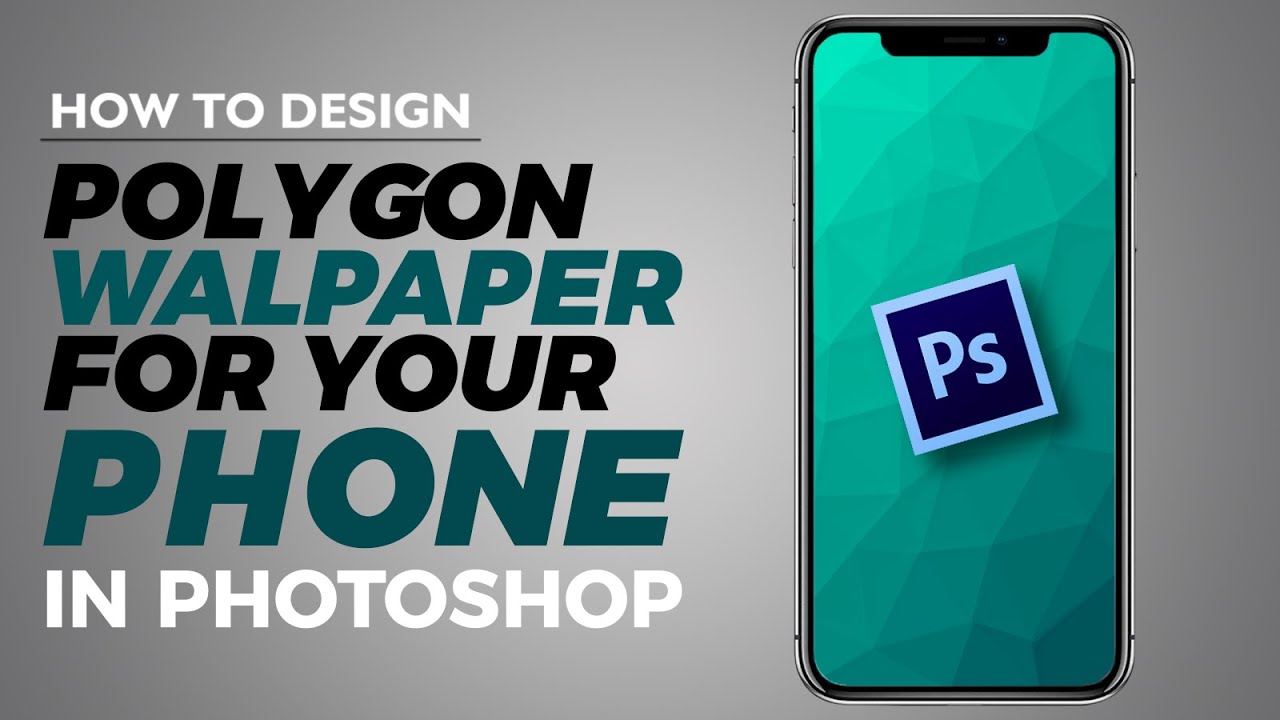 How to make a Cool Polygon Wallpaper for Mobile - Photoshop Tutorial ...