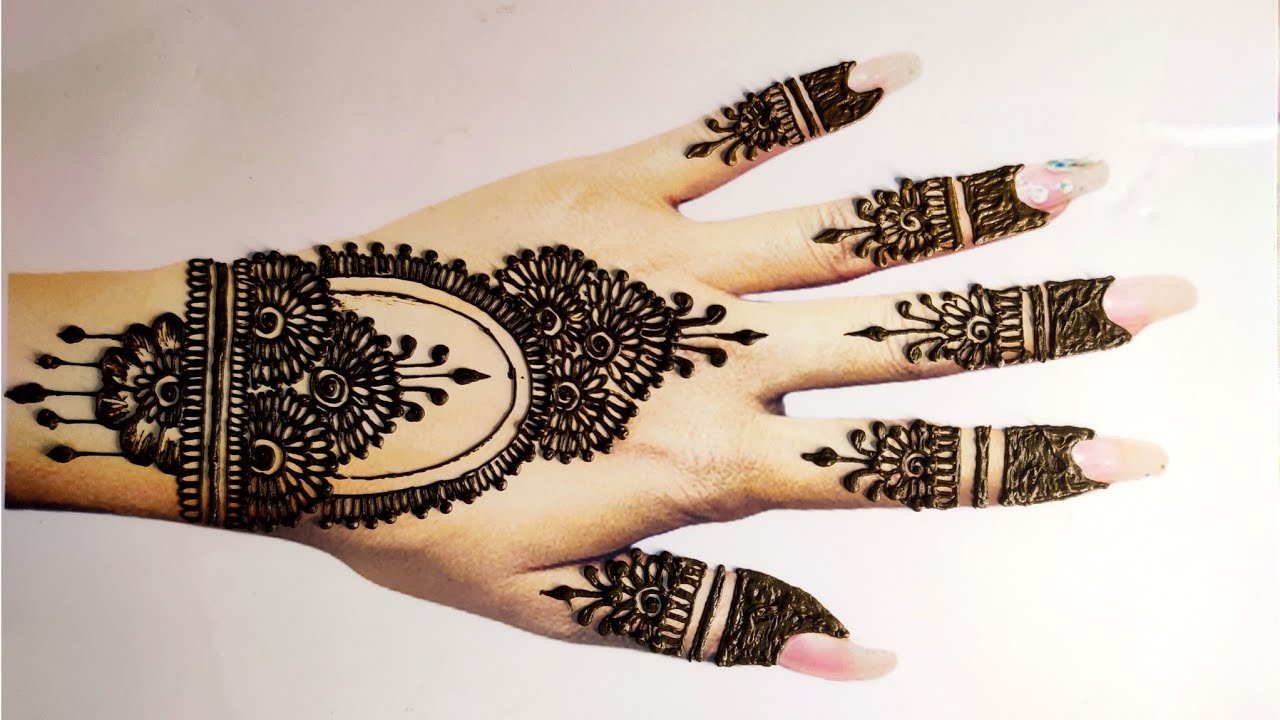 Simple Mehedi Designs, Easy and simple Mehedi designs, henna design, easy design #mehndi #art # ...