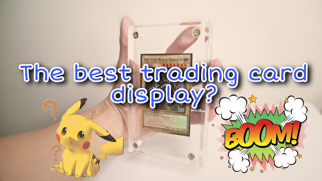 The Best Trading Card Display? Ultra Pro 1” Thick Lucite Screwdown ...