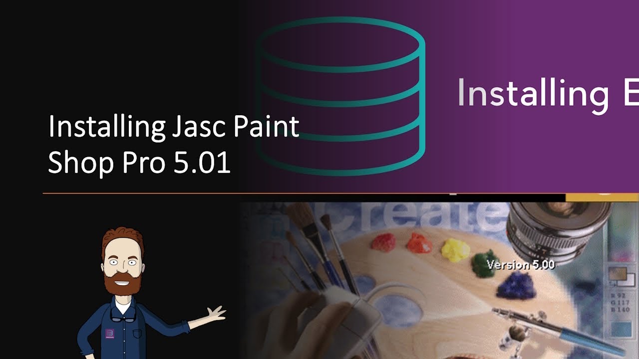 Jasc - Paint Shop Pro 5.01 - YouTube