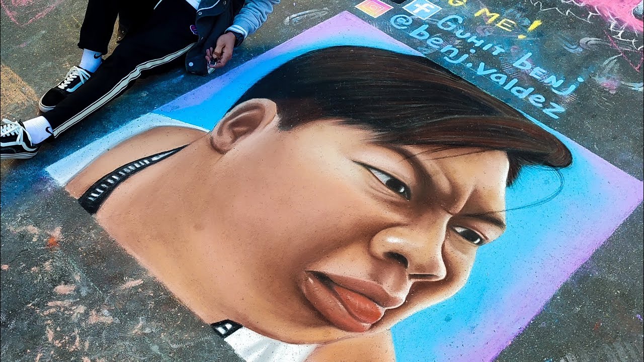 BOSSING! KAMUSTA ANG BUHAY BUHAY?!😝I DID BOSS MALUPITON CHALK ART ...