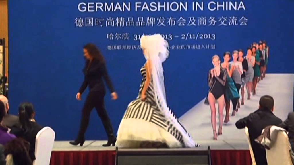 German fashion show in China. - YouTube