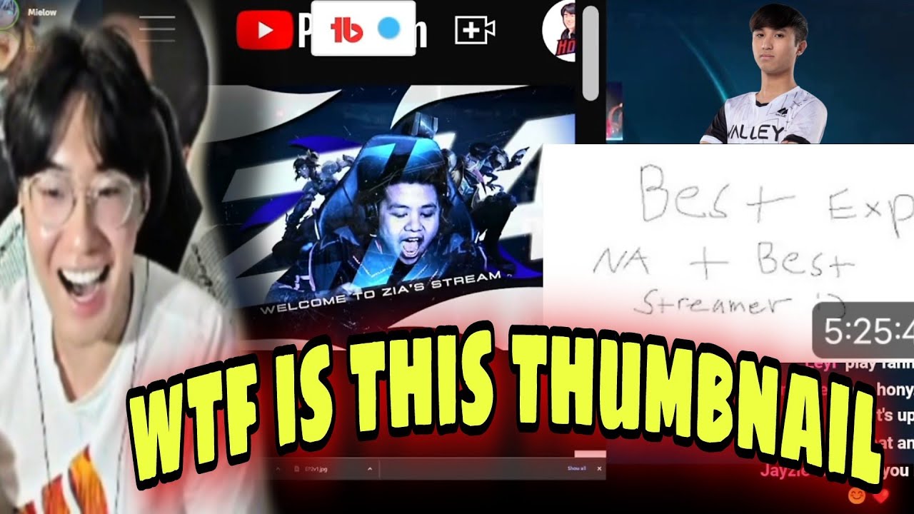 Hoon laughing at zia & Mielow thumbnail.. - YouTube