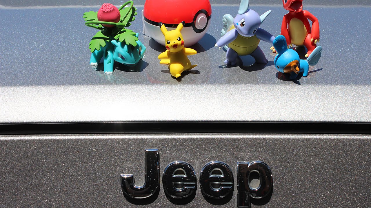 Pokemon GO in a Jeep - YouTube