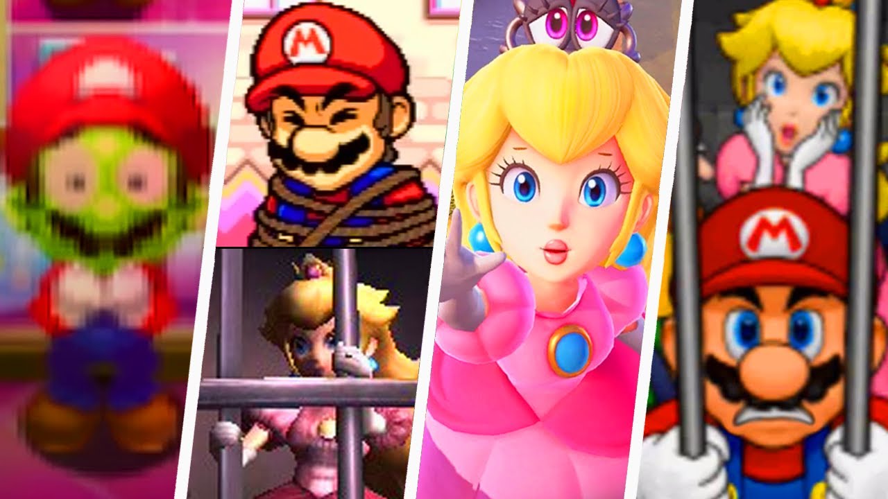 Evolution of Mario & Peach Being Rescued (1985 - 2024) - YouTube