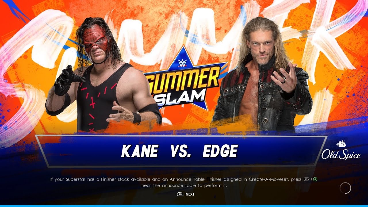 WWE 2K22 PC - Kane VS Edge - YouTube