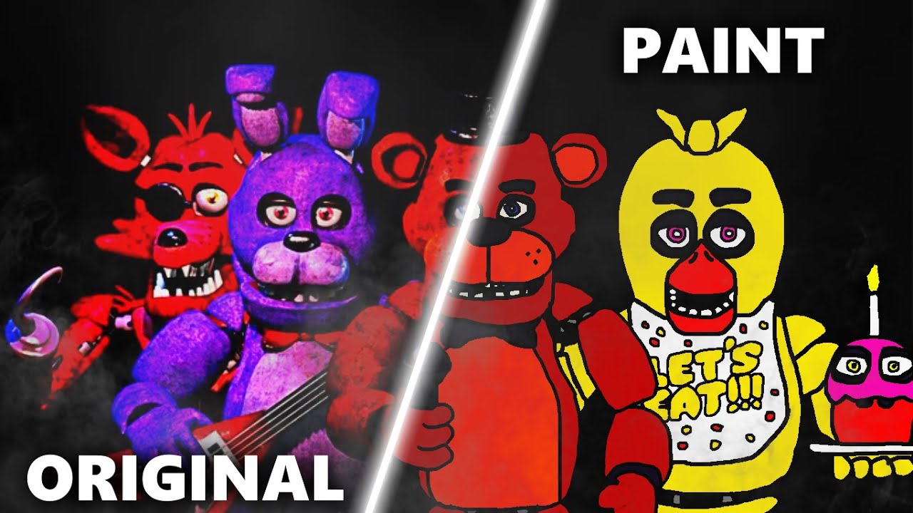 Este FanMade de FNAF esta Hecho en Paint! - YouTube