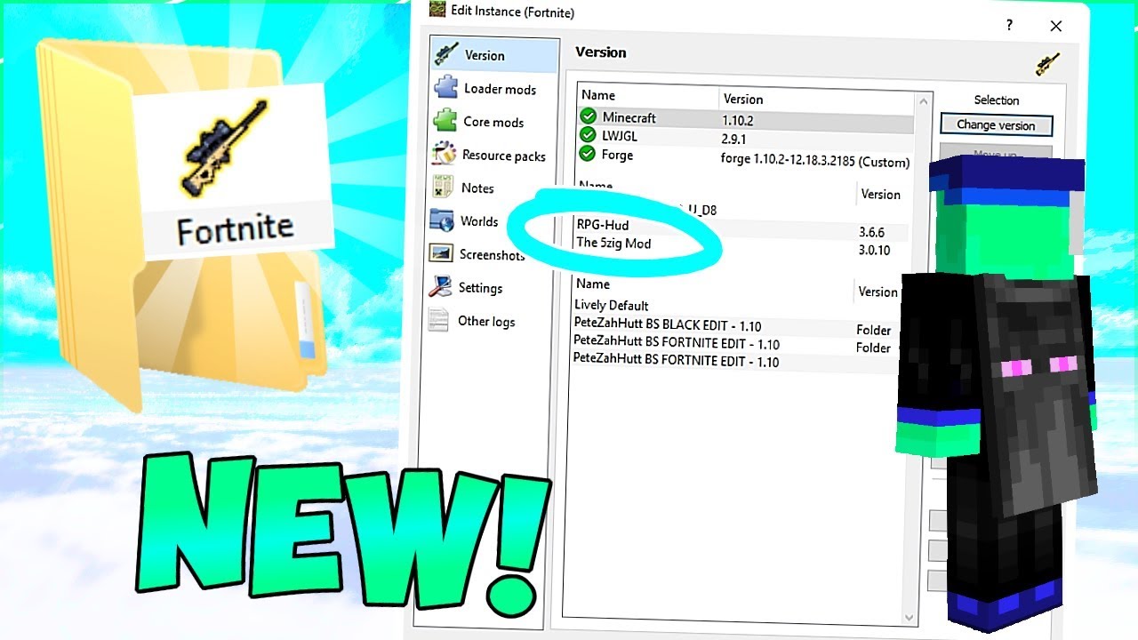 MAKING MY OWN MINECRAFT MOD PACK! ...sorta - YouTube