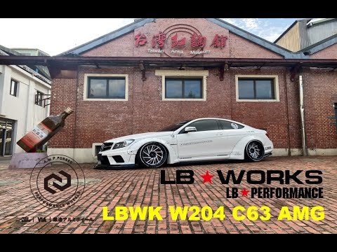 Liberty Walk MERCEDES BENZ C63 AMG BODY KIT , W204 C63 LBWK 寬體改裝套件 ...