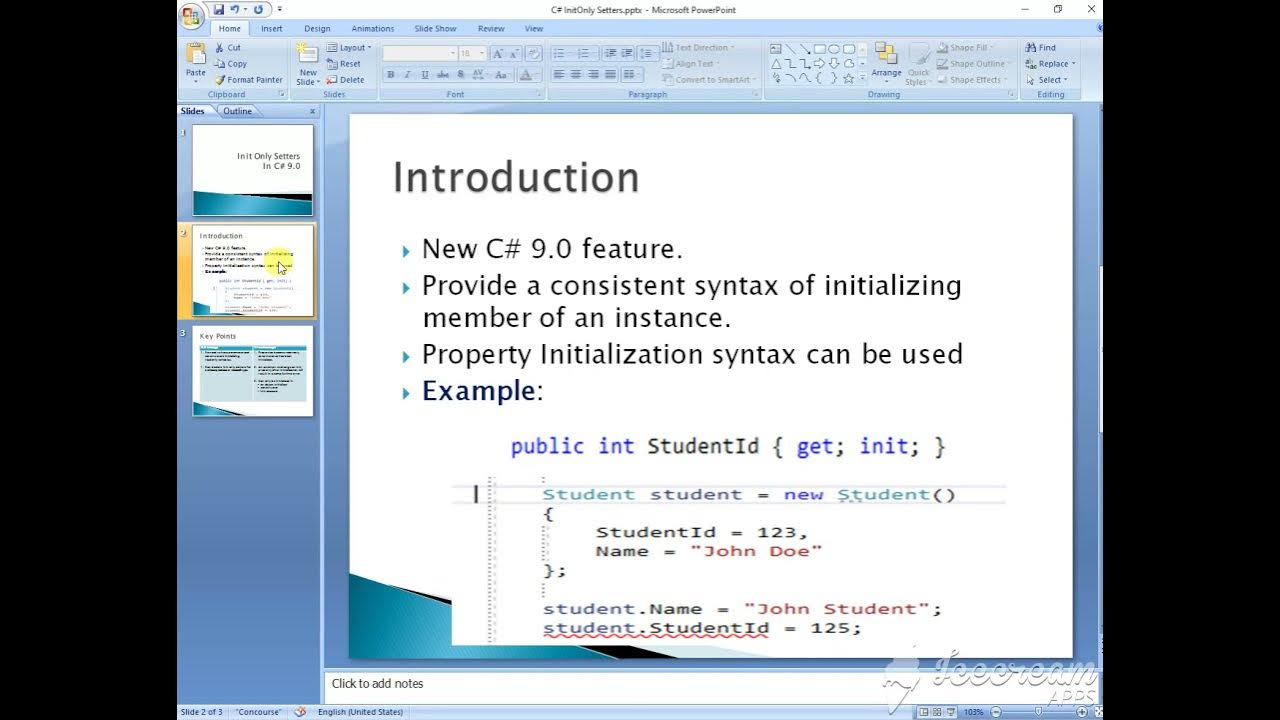 C# 9 0 Init Only Setters - YouTube