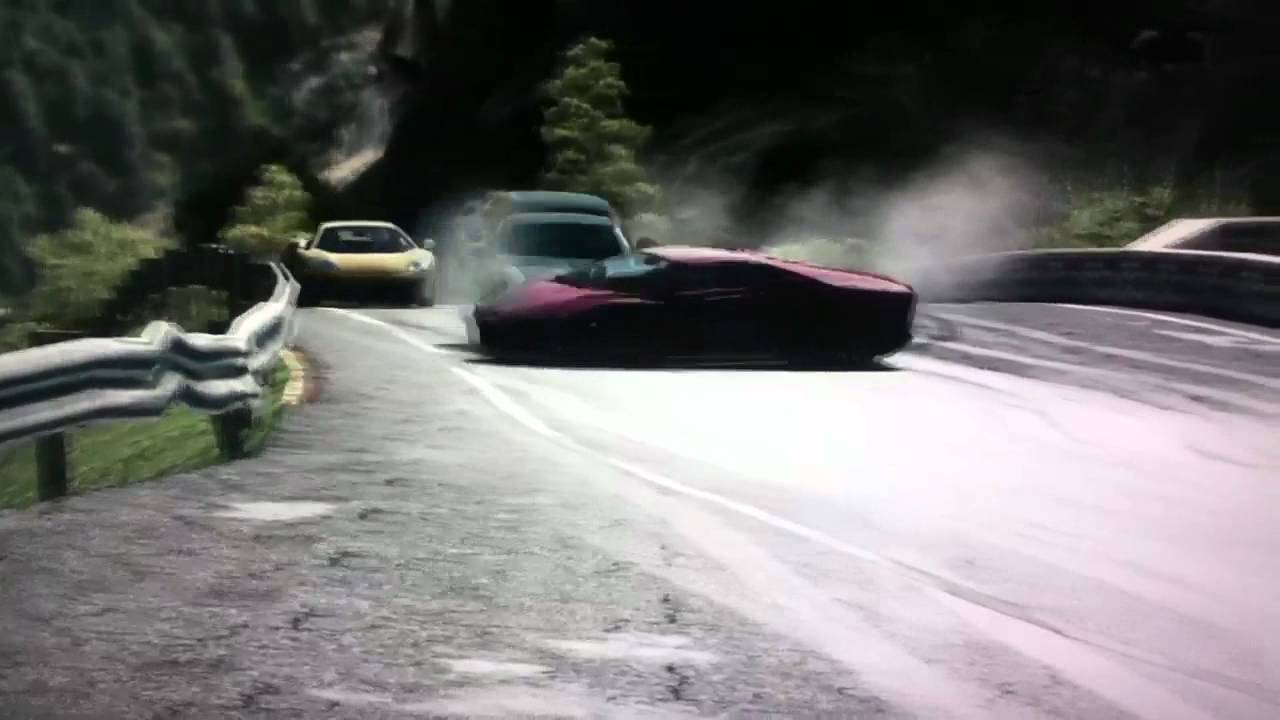 Forza Motorsport 4 - M. Rossi Destroys a Lamborghini Reventon - YouTube