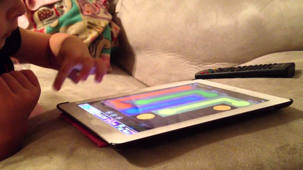 FlowFree iPad child prodigy - YouTube