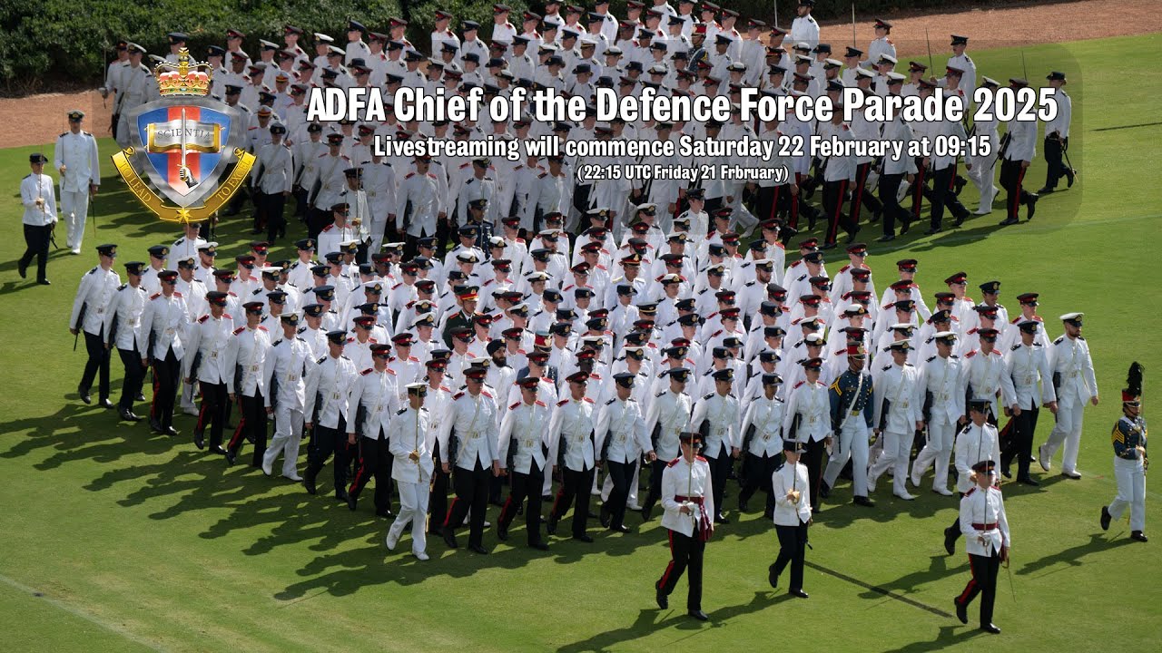 ADFA Chief of the Defence Force Parade 2025 - YouTube