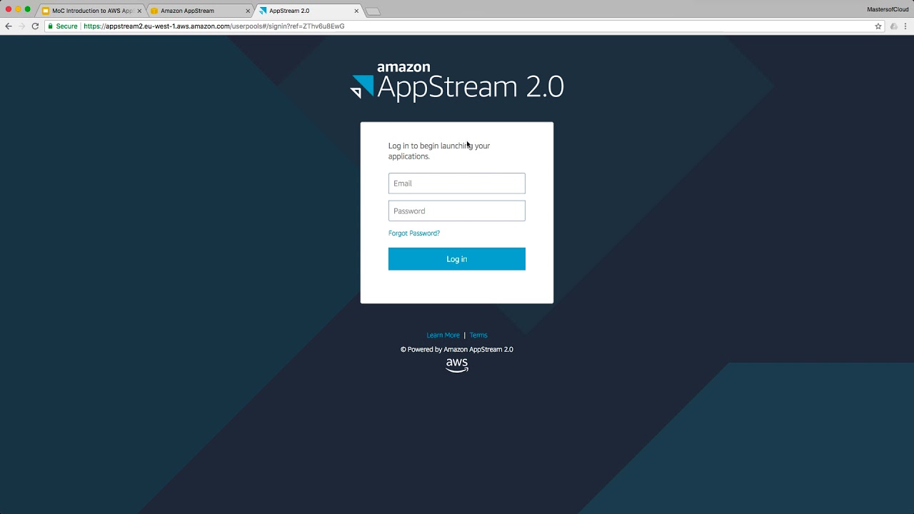 Lesson 5 - Amazon AppStream 2.0 User Pools - YouTube