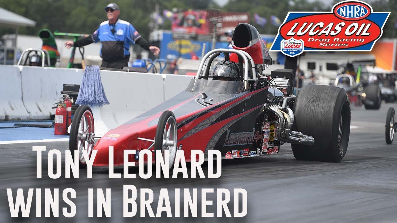 Tony Leonard wins Super Comp at Lucas Oil NHRA Nationals - YouTube