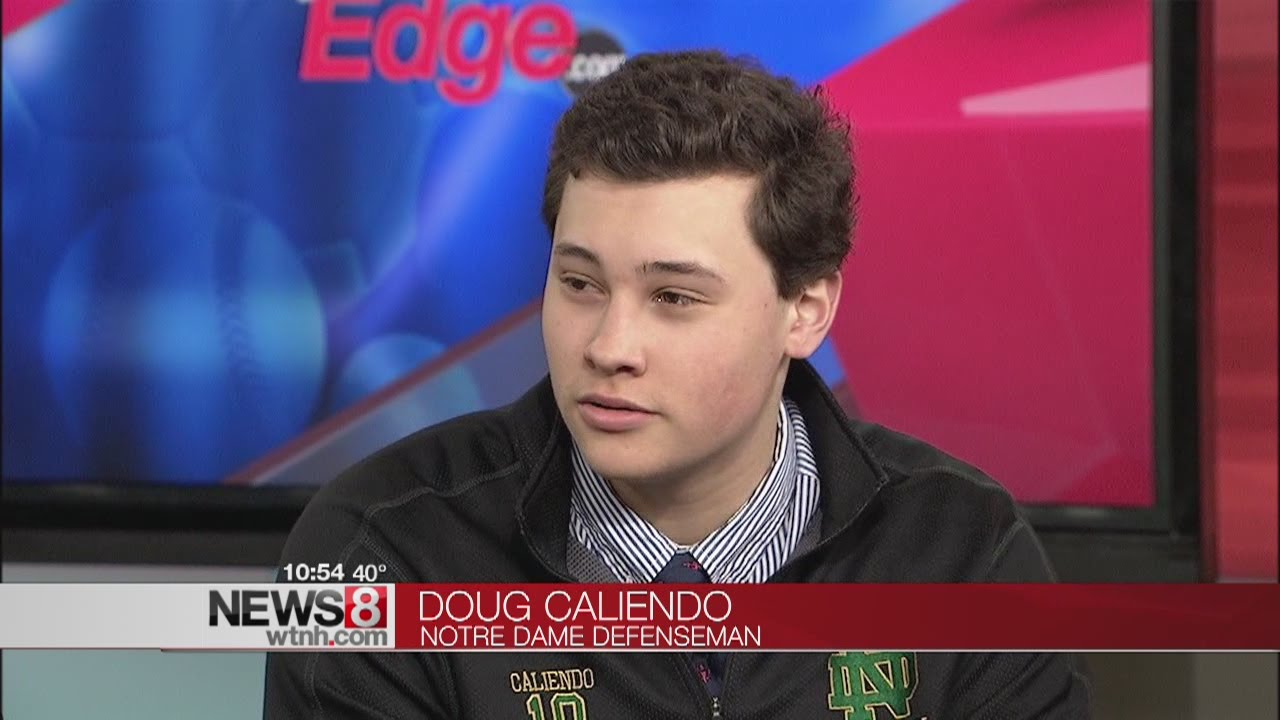 ND-WH's Doug Caliendo talks about OT goal that went viral - YouTube