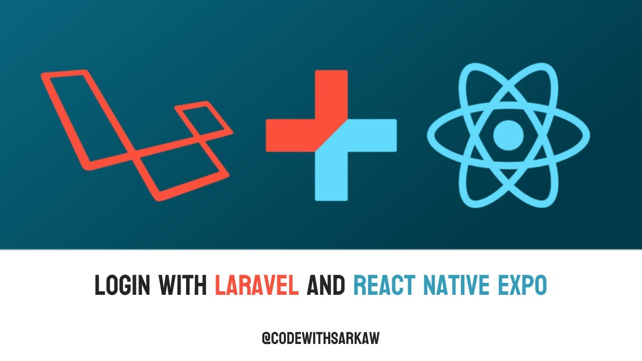 react native and laravel - login - installing stack navigation #4 - YouTube