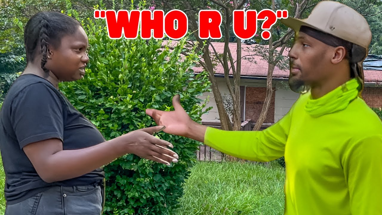 ANGRY NEIGHBOR Threatened Me While Mowing This Eyesore - YouTube