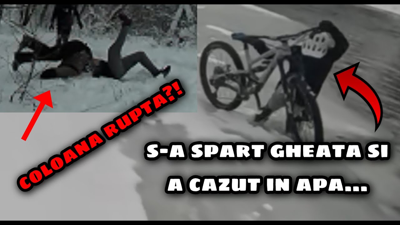 S-A SPART GHEATA SUB RARES 77 SI A CAZUT IN APA🥶 (si-a rupt coloana ...