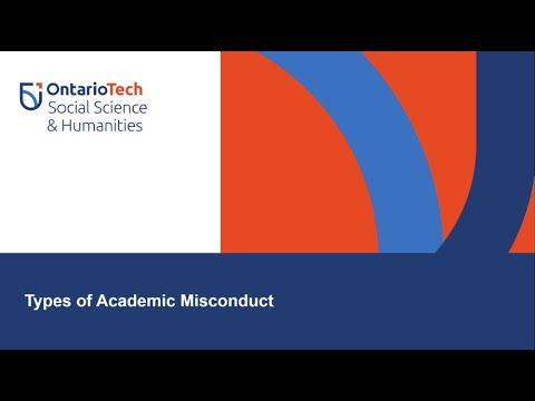 02 Types of Academic Misconduct - YouTube