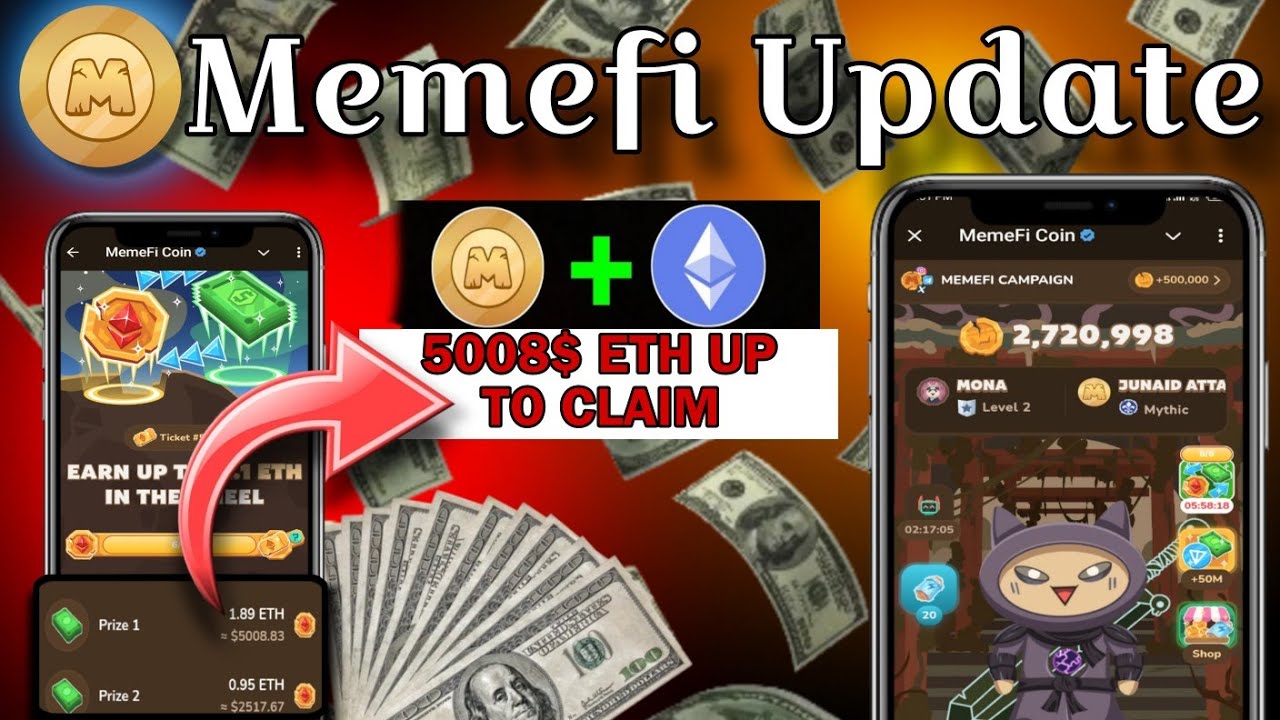 Memefi Coin New Update Earn 5008.83$ ETH Upto Claim Memefi Airdrop ...