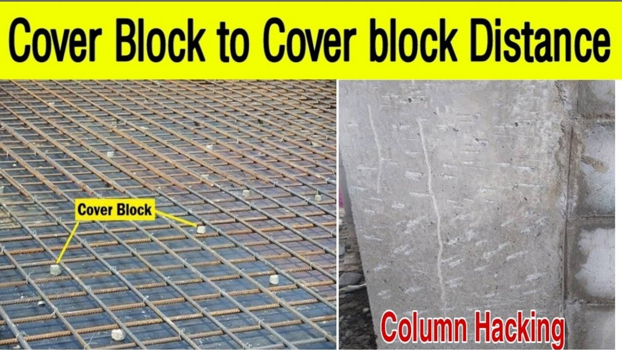 Distence Between Two Cover Block | What is Column Hacking | AAC Block ...