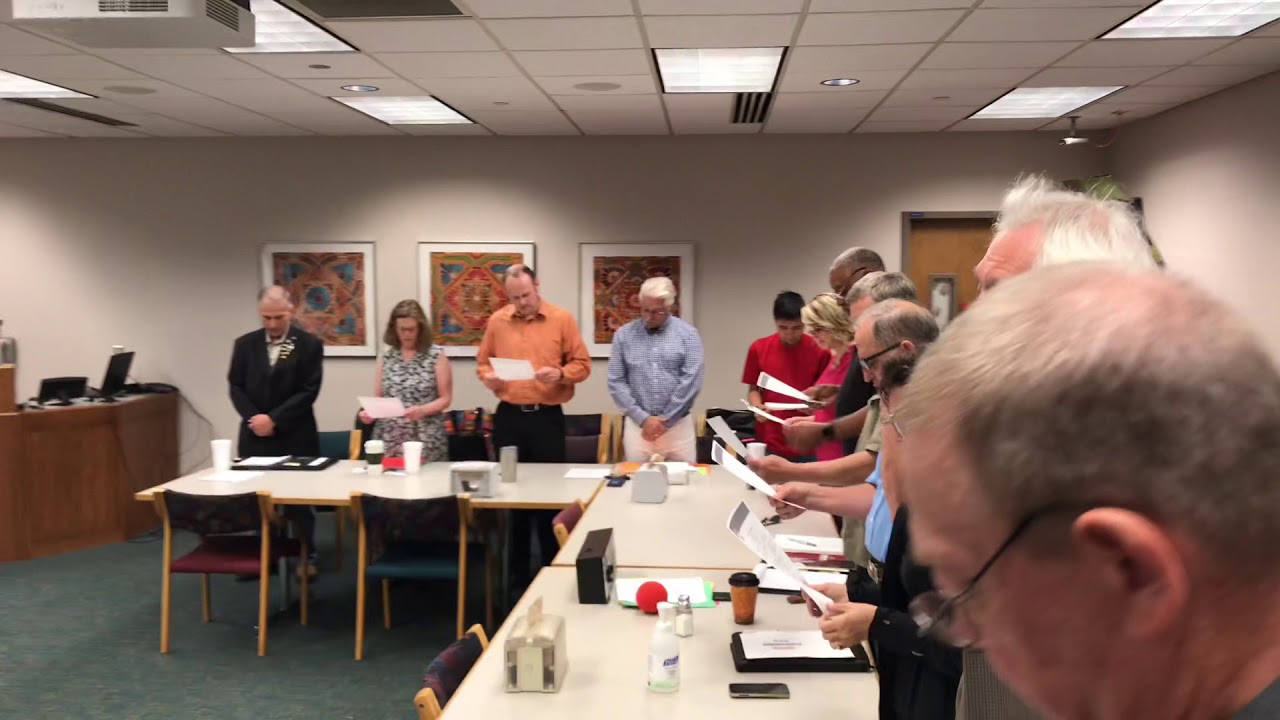 The Mentors Recite the Toastmasters Club Mission - YouTube