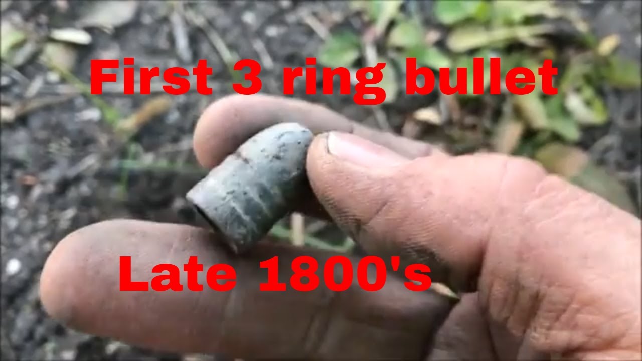 #60 First 3 Ring Bullet Late 1800's. Manitoba Metal Detecting - YouTube