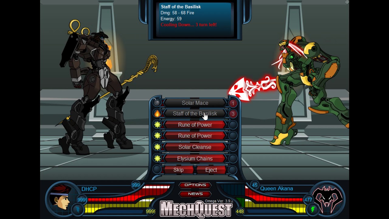 Defeating the Queen on Necryptos - Mechquest - YouTube