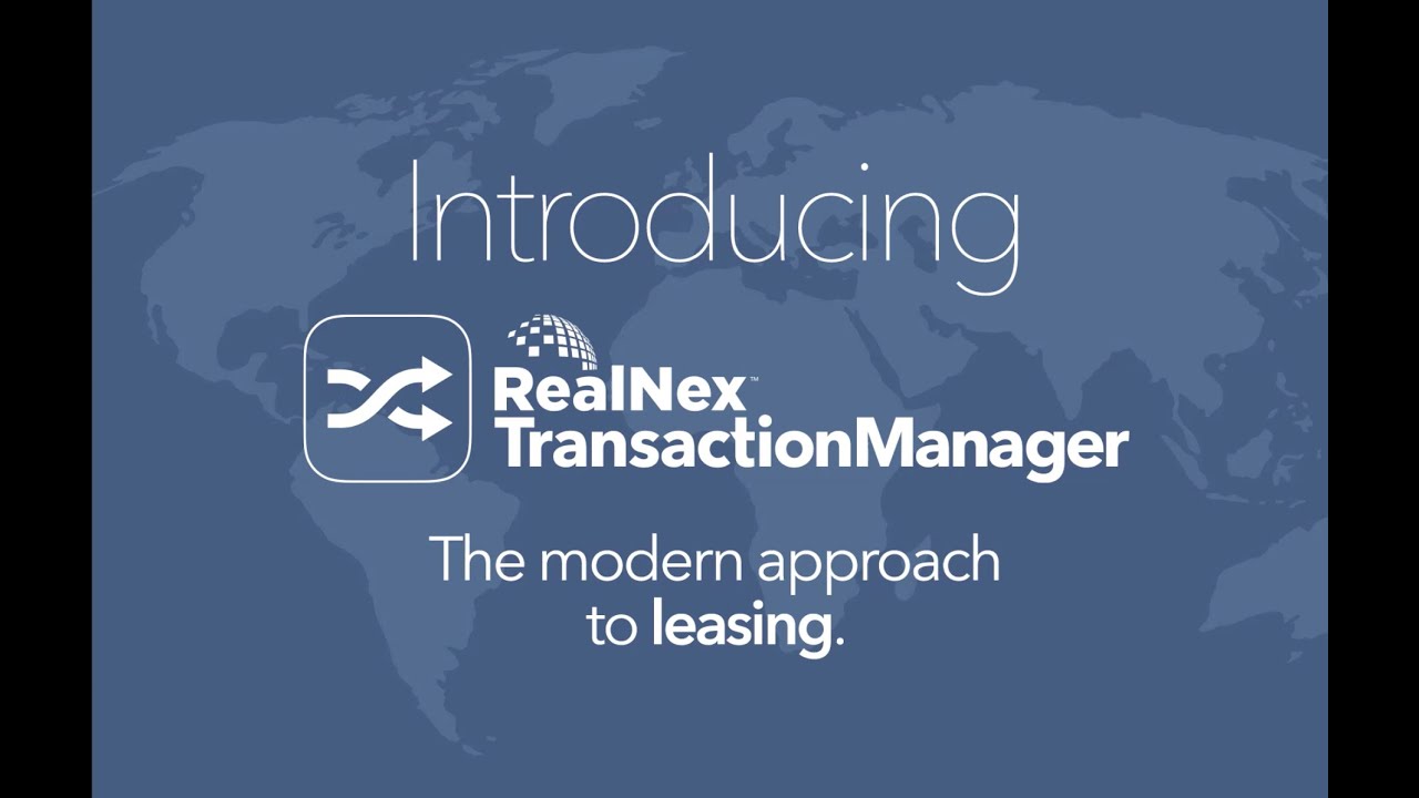 RealNex Navigator Transaction Manager - YouTube