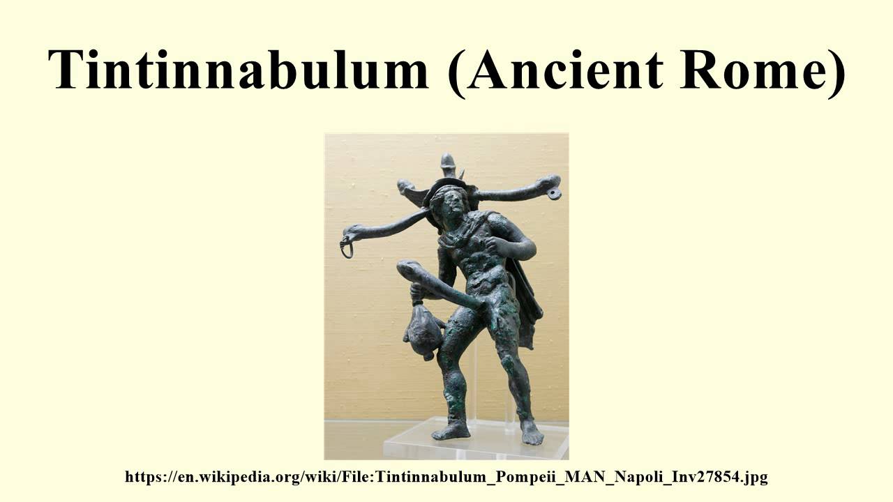 Tintinnabulum (Ancient Rome) - YouTube