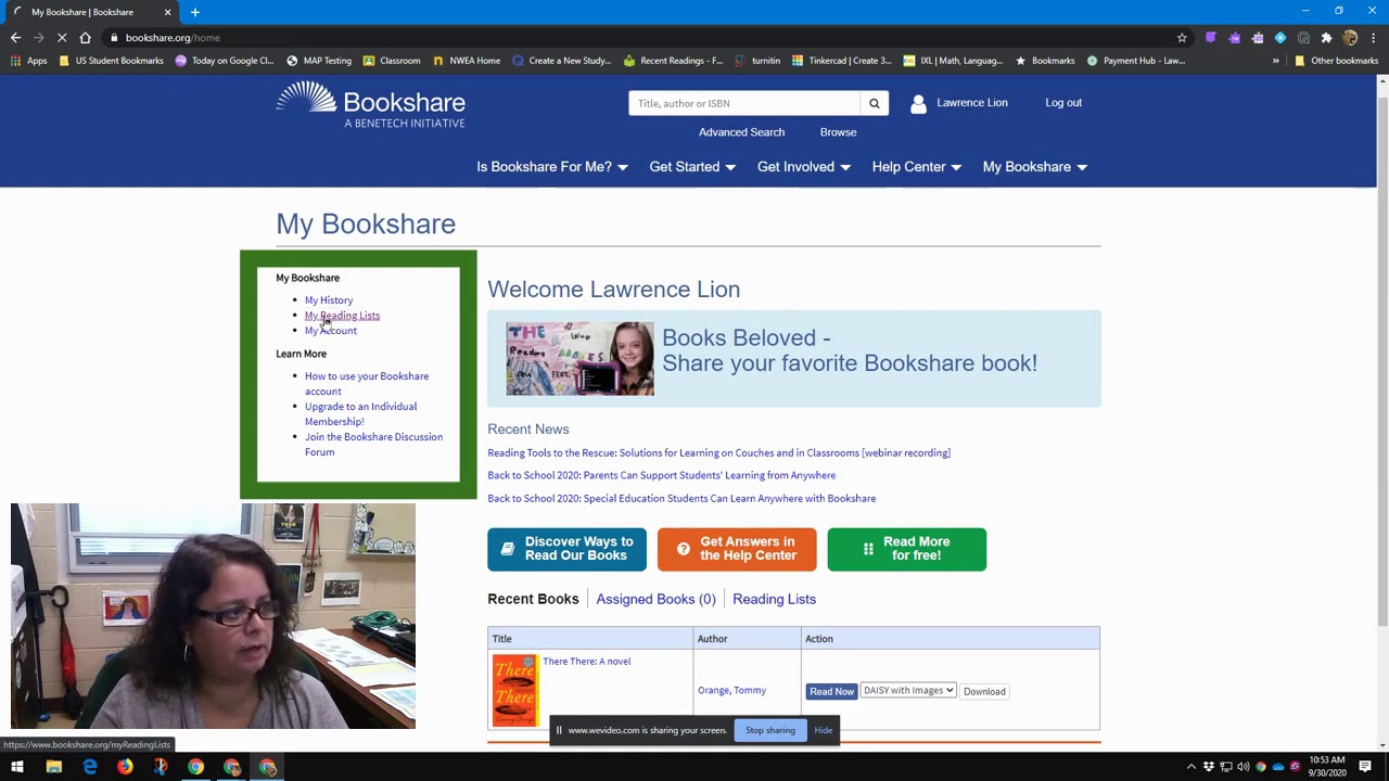 Using Bookshare's Web Reader - YouTube
