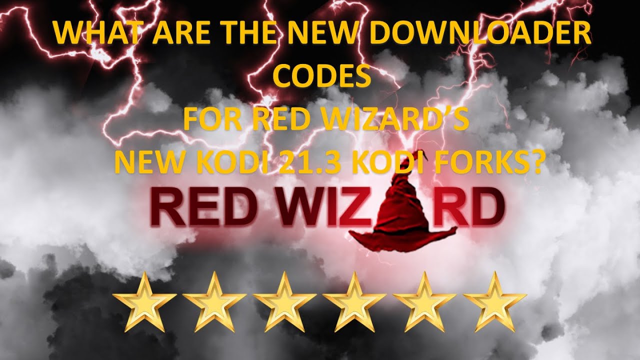 Kodi Build - What is the Downloader Codes For The Brand New Red Wizard ...