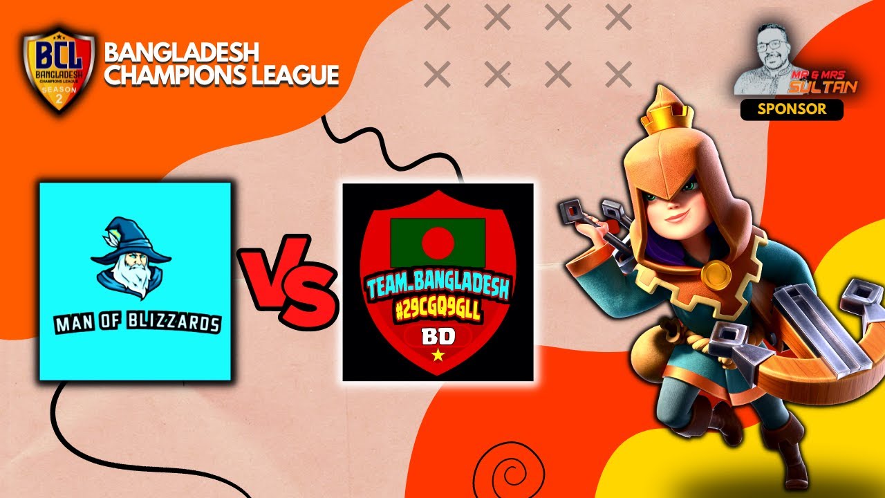 Bangladesh Champions League (S02) Group Stage Man of Blizzard vs TEAM BANGLADESH - YouTube