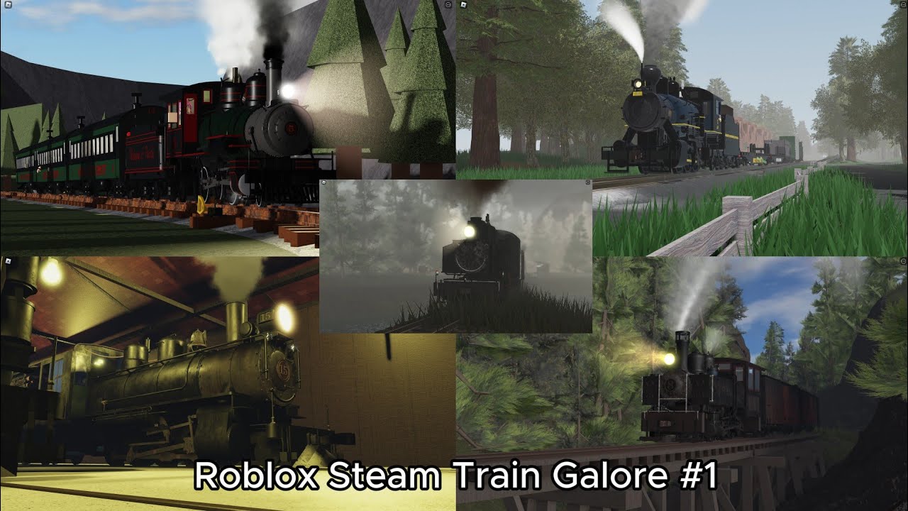 Roblox Steam Train Galore #1 - YouTube